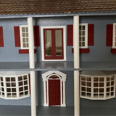 Dollhouse Miniature 24 Light Bay Window 1:12 Scale - Etsy