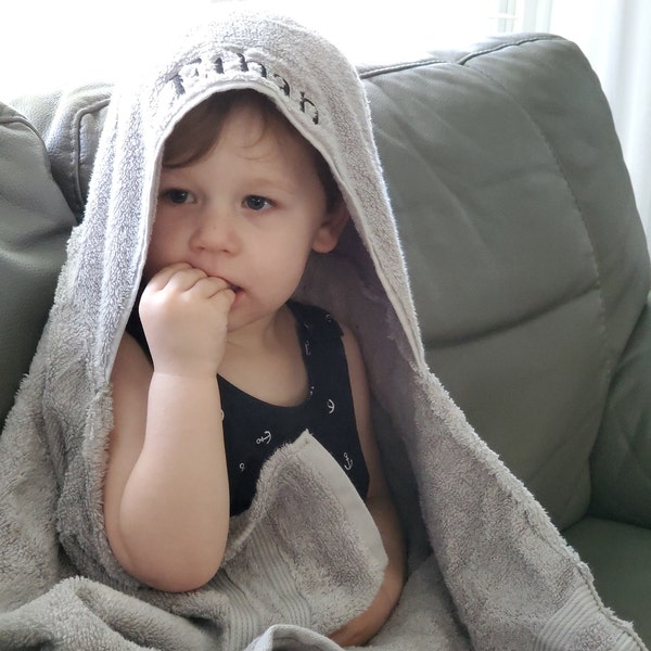 Monogrammed Hooded Towel - Unique Baby Shower Gift, Personalized ...