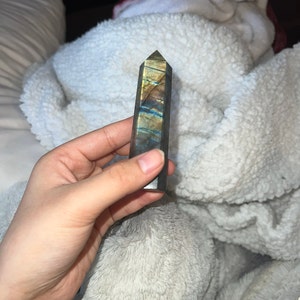 AAAA Rainbow Labradorite Tower Natural Labradorite Point - Etsy Australia