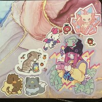 Cute Kawaii Crystal Mew and Mewtwo Pokemon Stickers - Etsy