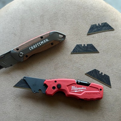 Exceed Designs TIRANT RAZOR V3 jet-black PVD 6al-4v Titanium Utility ...