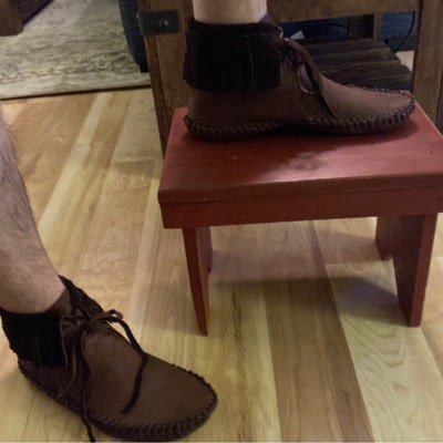 Handmade Moose and Elk Hide Moccasins. - Etsy
