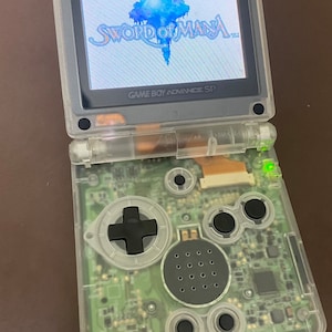 Gameboy Advance SP Clear Green With Mix Color Buttons AGS IPS - Etsy