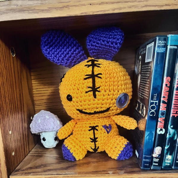 Amigurumi Voodoo Bunny Crochet Pattern. Creepy, Cute, Scary Zombie ...