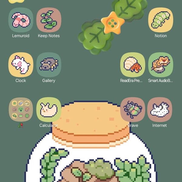 63 App Icon Pack / Happy Sunday / Kidcore / Wallpapers & Widgets ...