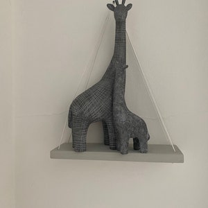 Hanging Shelves light Grey - Etsy