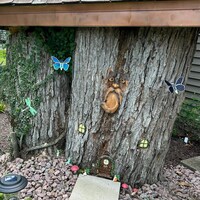 Tree Faces Garden Decor tree Hugger Bird Feeder Yard Art Gift for Dad ...