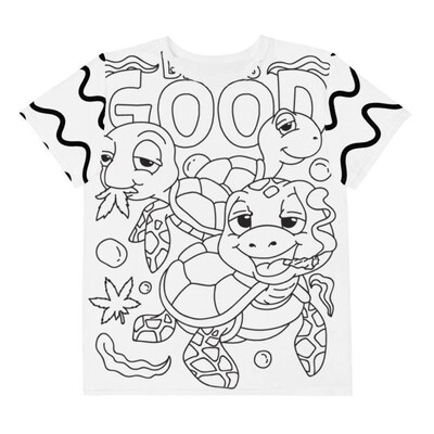 Stoner Coloring Page Digital Download PDF, Trippy, Funny and Cool ...