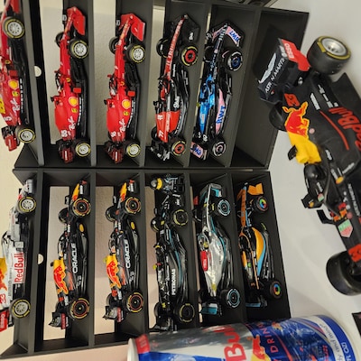 Hotwheel 10 Car Display Stand Industrial Design W Hidden Wall Mount ...