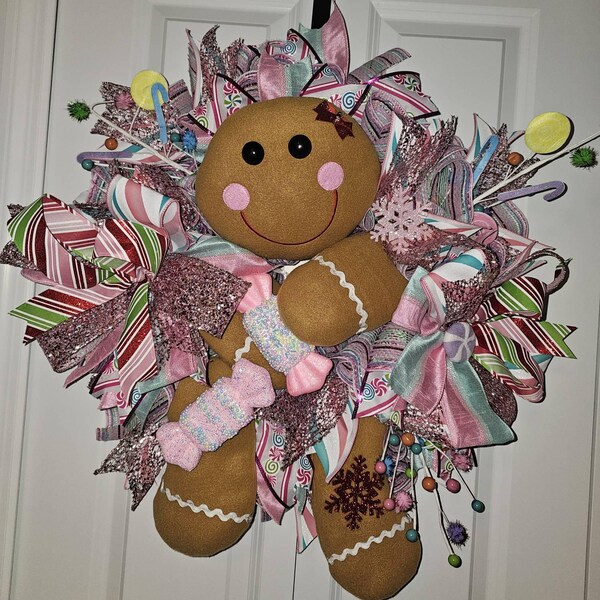 Gingerbread Wreath Attachment, Gingerbread Decor Kit, Gingerbread ...