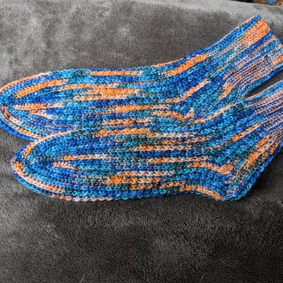 Pixel Socks PDF Crochet Pattern - Etsy