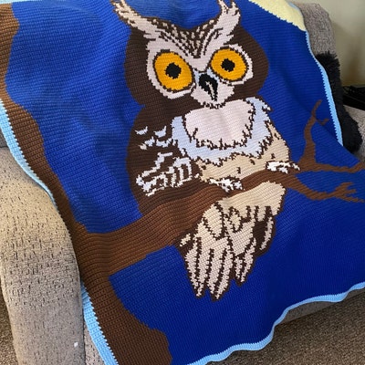 Football in Field Afghan C2C Crochet Pattern, Written Row Counts, C2C ...