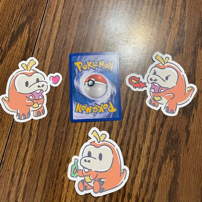 Fuecoco Stickers - Etsy