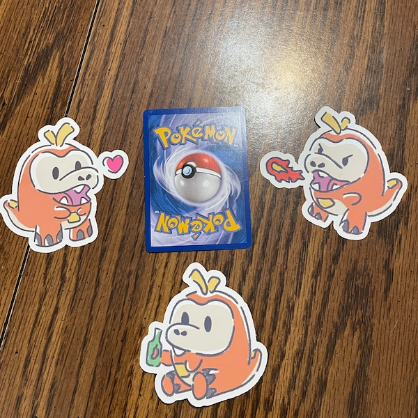 Fuecoco Stickers - Etsy