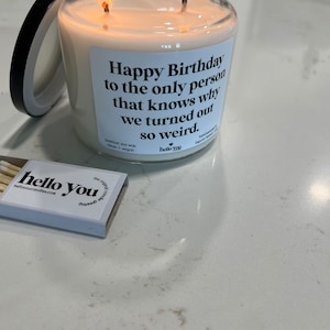 Hello Gorgeous Soy Candle Gift Best Friend Gift Gift for Her ...