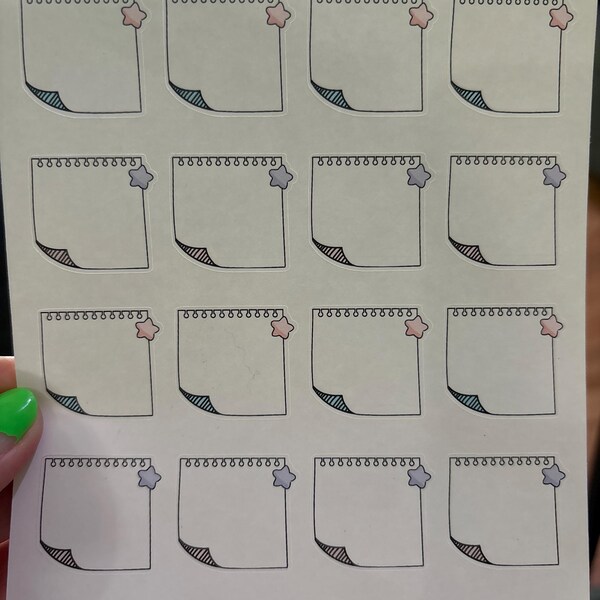 New! Sticky Note Stickers - Sticky Note Stickers - Planner Stickers ...