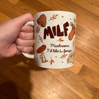 Mushroom Mug, Milf Funny Mushroom, Cottagecore Gift, Magic Mushroom Mug ...