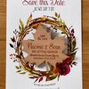 Fall Save the Date Magnet With Cards, Wedding Maple Leaf Save-the-dates ...