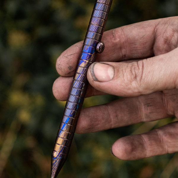 Awesometal Crystallized Titanium Rod, in Stock - Etsy