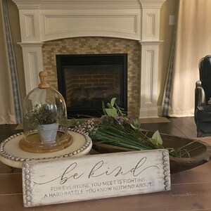 Farmhouse Table Riser Tray Serenity Prayer Table Top Decor | Etsy
