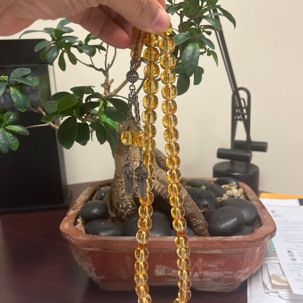 Rare Antique Natural Untreated Saudi Arabia Black Coral Prayer Beads ...