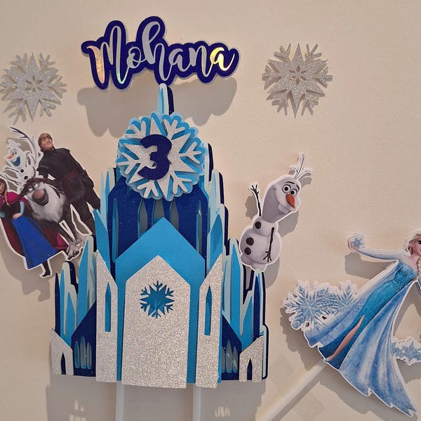 Frozen Castle SVG File for Cake Topper or Party Decorations | Arendelle ...