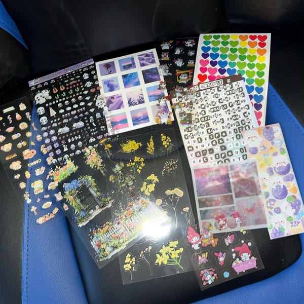 Random Sticker Sheets Grab Bag: Random Kawaii Sticker Sheet Grab Bag ...