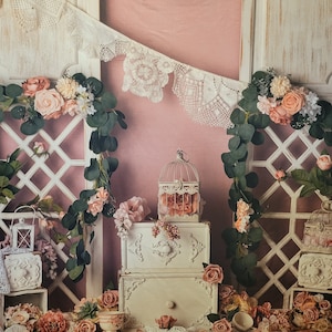 Bridgerton Greens With Sweep Option Wrinkle Free Fabric Photography ...