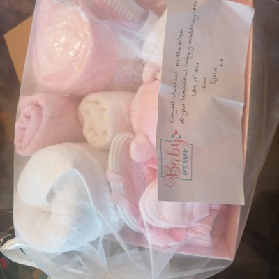 Adorable Baby Girl Pink Gift Hamper: Fleece Wrap Hooded - Etsy