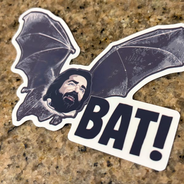 What We Do in the Shadows Vinyl Sticker or Magnet - Laszlo - "bat!" - Etsy