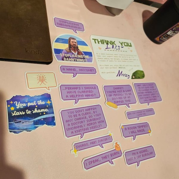 10x CHAOS Pack Library of Jurgen Leitner Sticker 2.5 GLOSSY Vinyl TMA ...