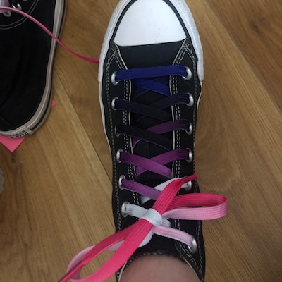 Genderfluid Pride Shoelaces Subtle LGBT Pride Accessory Pride Flag Pin ...