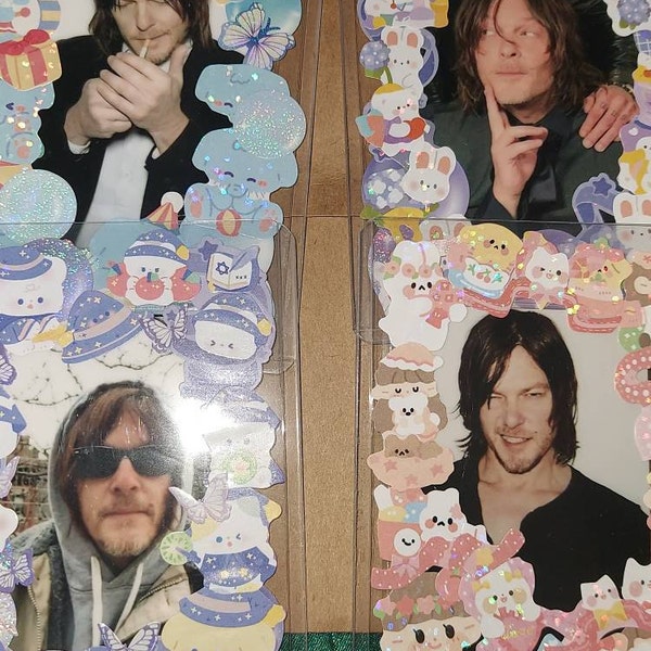 Norman Reedus Fan Photocard, Twd Fan Art, the Walking Dead Fan Merch - Etsy