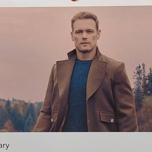 Sam Heughan Wall Calendar 2025 Vol 1 Large, Fan Gift, Outlander, Men in ...