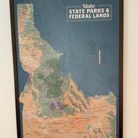 Adirondack Fire Tower Challenge Map 11x14 Print - Etsy