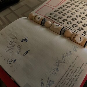 Angry Faces Rubber Stamp Emoji Stamp Cute Angry Faces Stamp | Etsy