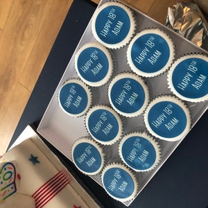 Well Done Cupcake Toppers. Cupcake Decorations. Edible Sugar - Etsy