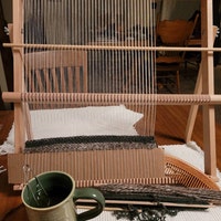 X Large Weaving Loom Kit, Also Known as Tapestry Weave Loom Lap Heddle ...