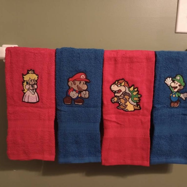 Paper Mario Iron-on Patches (inspired by the Paper Mario Franchise) - Etsy