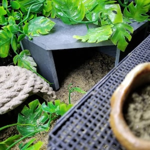 Slate Cave Hide 6x6x3.5 Bottomless for Fish, Snake, Reptile, Turtle ...