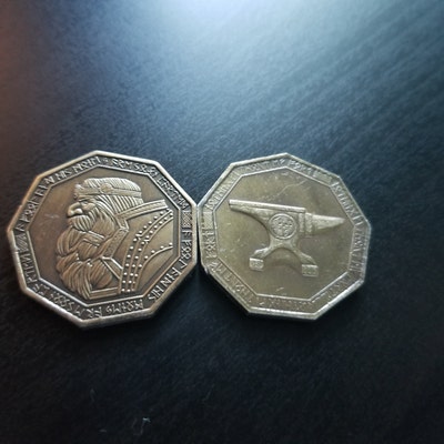 Dwarven Gold Coins set of 10 - Etsy