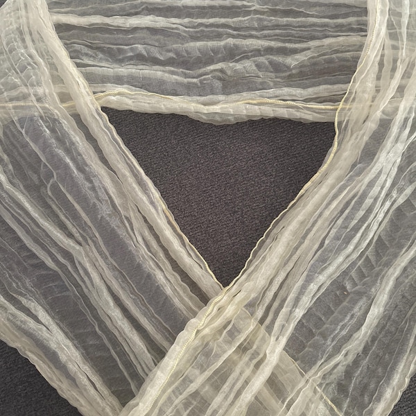 Lime Green and Gold Shawl. Green Net Scarf. Green Scarf With Gold ...