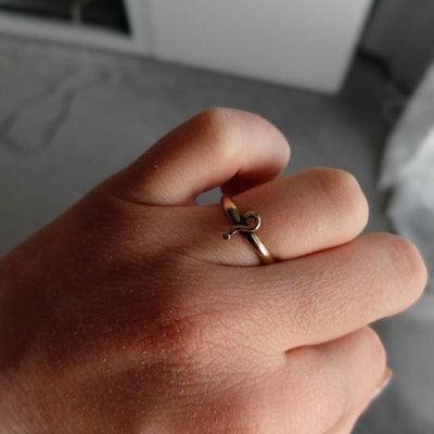 Question Mark Ring, Punctuation Jewelry, Grammar Ring, 24K Gold or ...