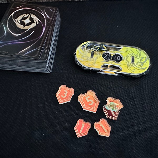 Legends Ink TCG Acrylic Token and Counter Set - Compatible With Lorcana ...