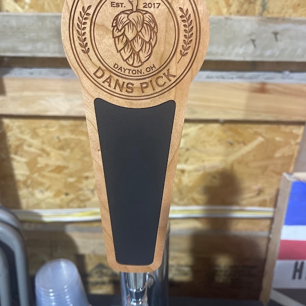 Personalized Beer Tap - Seconds and Rejected Beer Taps - Hop Edition - Etsy