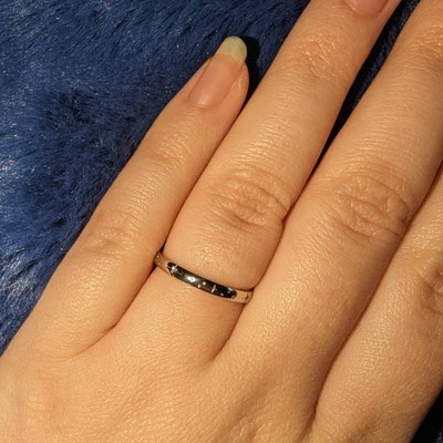 9ct Gold Star Engraved Ring, Celestial Gold Ring, Starry Ring Band ...