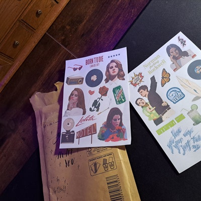 Lorde Stickers Solar Power Stickers Solar Power Album Lorde - Etsy