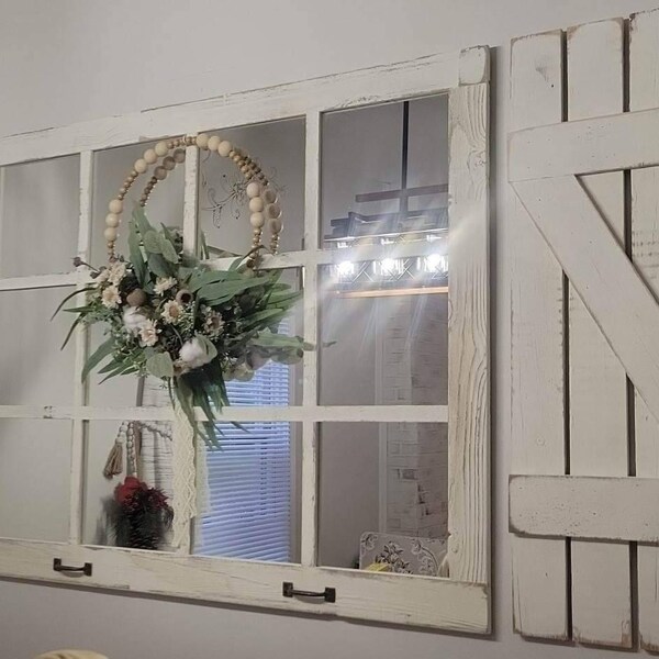 Boho Beaded Winter Fir and Pine With Gold Accents and Gold Bow. Elegant ...