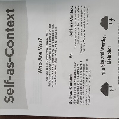 Acceptance and Commitment Therapy Worksheets Bundle, Committed Action ...