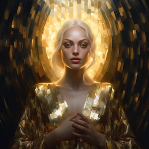 Psychic Inner Being Art Portrait of Your Higher Self Energy Reading ...